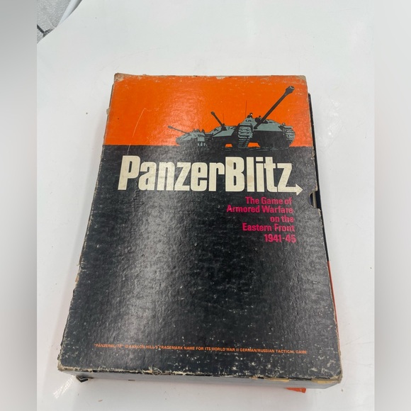 Games | Avalon Hill Panzerblitz Game 197 Armored Warfare On Eastern ...